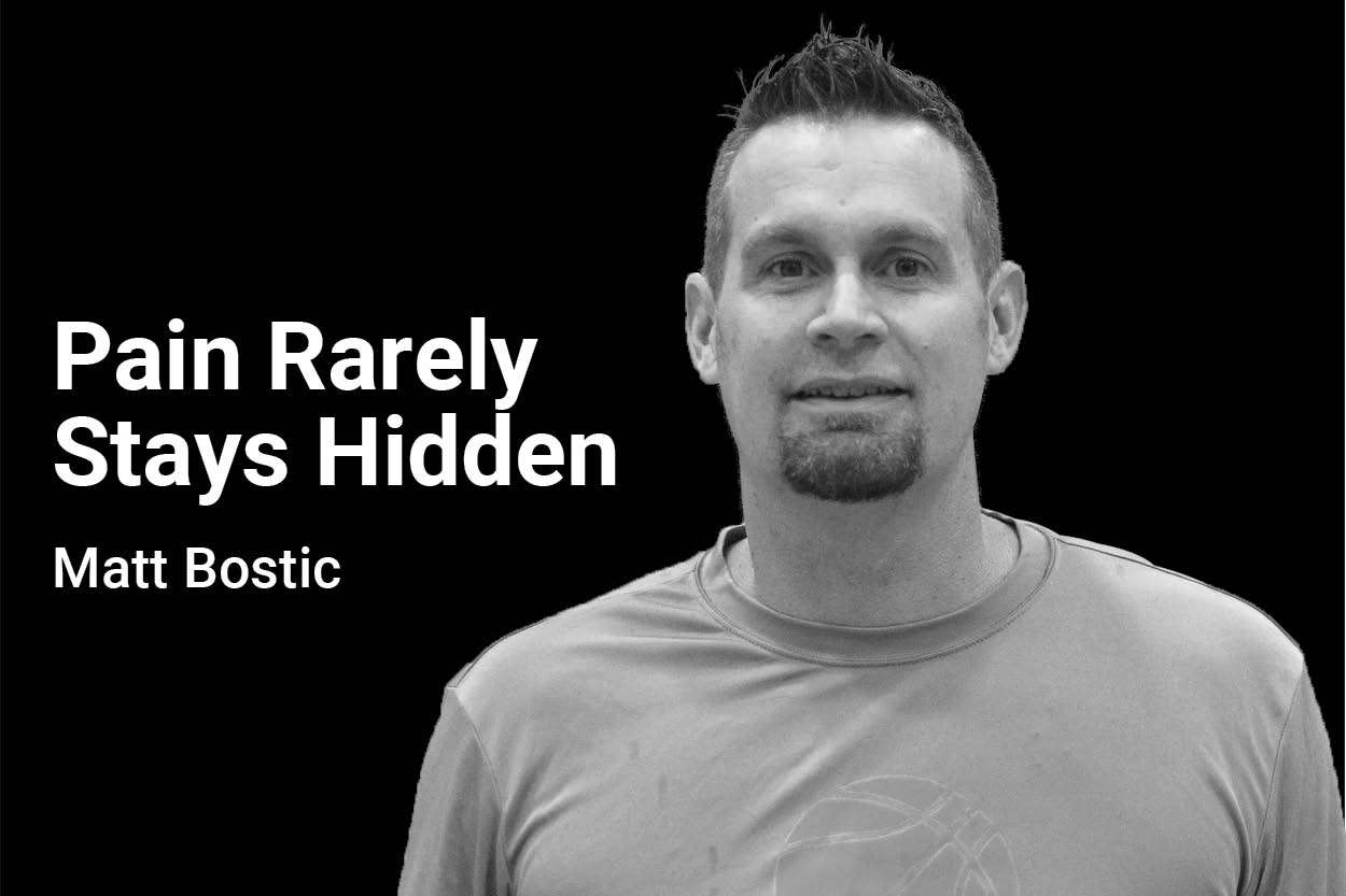 Pain Rarely Stays Hidden with guest Matt Bostic - The Redeemed